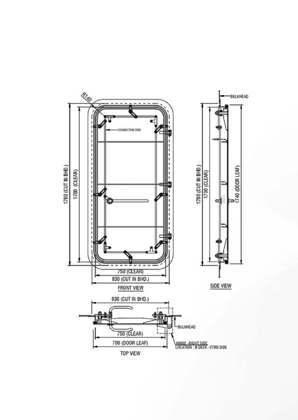Kingshield Aluminum Weather Tight Marine Doors - Kingfisher